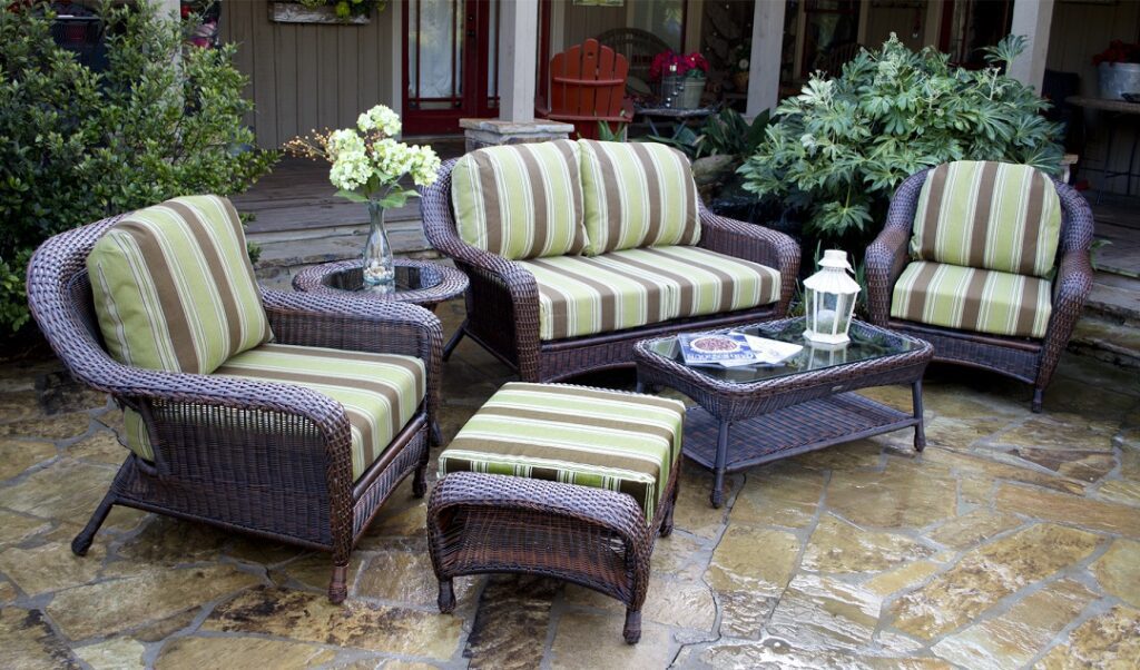 Lexington 6-Piece Deep Seating Set w/ Loveseat - The Rocking Chair Company